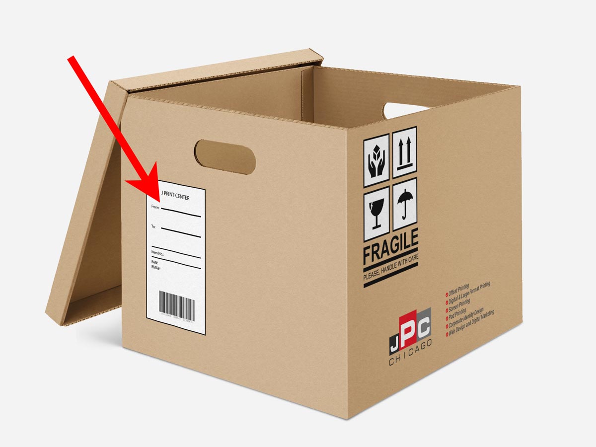 Customized Mailing Labels And Return Address Labels J Print Center 